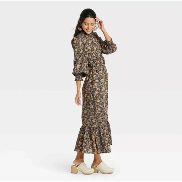 Universal Thread | Dresses | New Womans Balloon Long Sleeve Floral ...